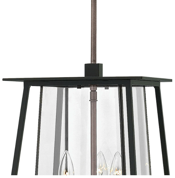 Walker 3L Large Hanging Outdoor Lantern - 2102BK - Bardsleys Lighting
